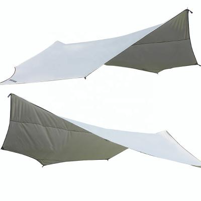 Chine Disque de camping en polyester recouvert d'argent 210T pour la protection solaire et UV 50 à vendre
