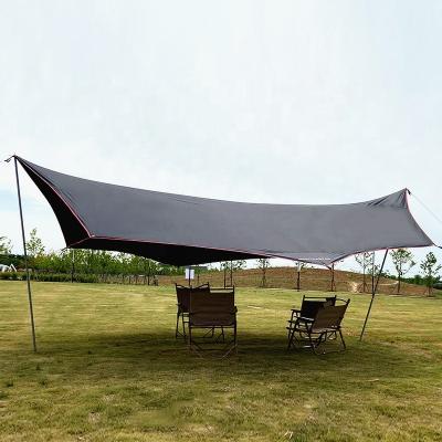 Chine Disque de camping en polyester recouvert d'argent 210T pour la protection solaire et UV 50 à vendre