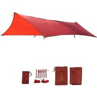 Quality Silver Coating Outdoor Camping Tarp 210T Polyester Comfort And Protection for sale