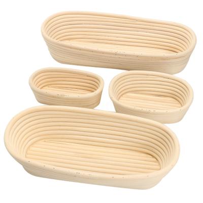 Cina Cestino rotondo fatto a mano in rattan naturale in vendita