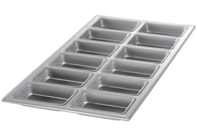 China Aço aluminizado vitrificado mini chapa metálica da bandeja da especialidade do naco de 12 compartimentos feita sob encomenda à venda