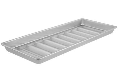 China A bandeja/Inglaterra metálicas da chapa metálica de 22100 costumes vitrificada aluminizou a bandeja de aço do bolo do cachorro quente à venda