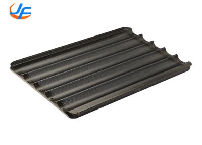 China RK Bakeware China 49035 bandeja de alumínio vitrificada 5 nacos do Baguette do Uni-fechamento à venda