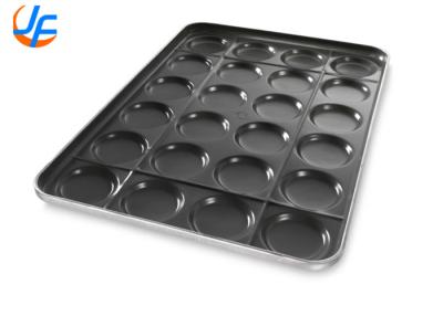 China Molde aluminizado vitrificado metálico do aço 24 de RK Bakeware China-42495 Chicago 1,95 onças. Bolo de Hamburger/de parte superior/cookie do queque bandeja à venda