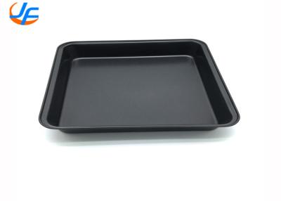 中国 Bakewareのための黒いプルマン式車両の塊の鍋/炭素鋼の正方形の塊の耐熱の深皿 販売のため