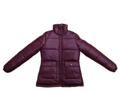 Cina Le signore del poliestere hanno riempito il rivestimento riempito leggero dei cappotti dell'inverno in vendita
