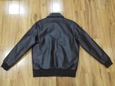 Cina Il Faux dell'inverno del rivestimento riempito cotone degli uomini riveste di pelle il motociclo dell'unità di elaborazione in vendita