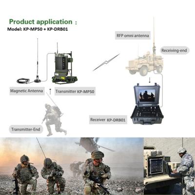 China Professional 17inch Standard Video Wireless Transmitter And Receiver with Remote Control -105dBm RF Level Input for sale