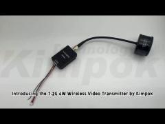 FPV VTX 1.2G 4W Ασύρματος Πομπός Βίντεο 1.2Ghz 25mW 2000mW 4000mW Ρυθμιζόμενος VTX