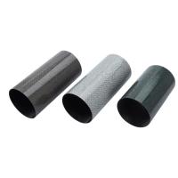 Quality Custom High Strength Wrapped Color Carbon Fabric Tube Carbon Fabric Roll Wrapped Pipe for sale