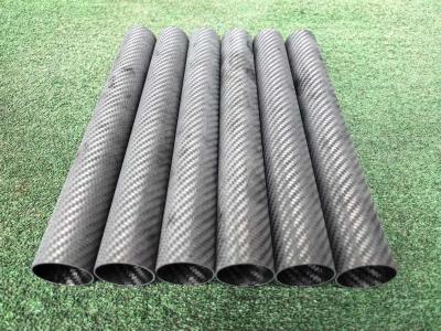 China Tubos de fibra de carbono 3K resistentes a los rayos UV para aplicaciones personalizadas en venta