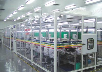 Cina Operazione facile 2x2ft del pavimento della classe 100 di Softwall del cellulare A RESINA EPOSSIDICA della stanza pulita in vendita