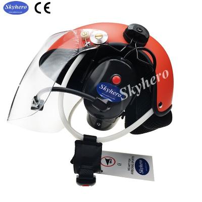 China Noise cancel Powered paragliding helmet White PPG helmet EN966 Paramotor helmet for sale