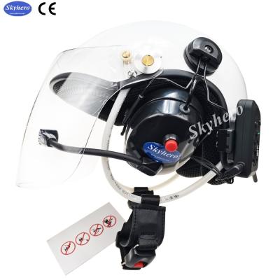 China EN966 Bluetooth paramotor helmet 4 colors 4 size factory directly sale paratrike helmet ,powered hang gliding helmet for sale