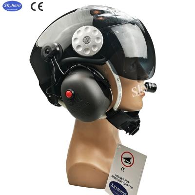 China En 966 Standard Powered Paragliding Helmet  Noise Cancel Paramotor Helmet Color Red Black White Blue Paramotor for sale