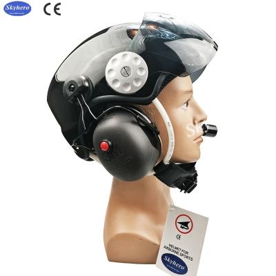 China En 966 Standard Powered Paragliding Helmet  Noise Cancel Paramotor Helmet Color Red Black White Blue Paramotor for sale