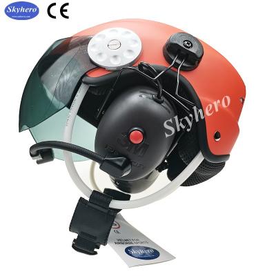 China En 966 Standard Powered Paragliding Helmet  Noise Cancel Paramotor Helmet Color Red Black White Blue Paramotor for sale