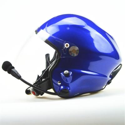 China EN966 Noise cancel Paramotor helmet  PPG helmet white double side PTT  13 years Factory for sale