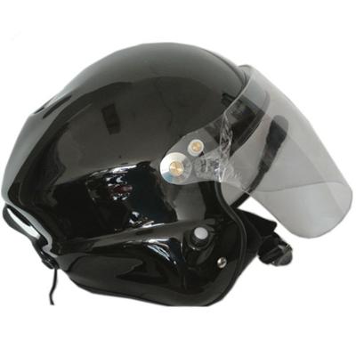 China EN966 Noise cancel Paramotor helmet  PPG helmet white double side PTT  13 years Factory for sale