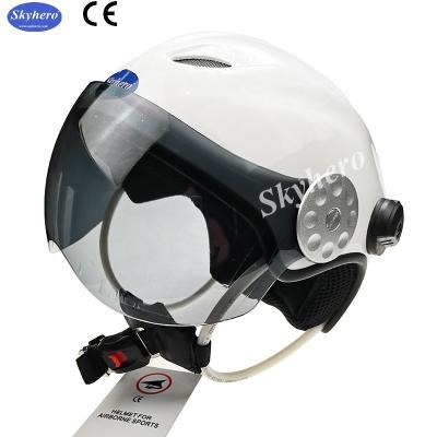 China EN 966 standard Powered Paragliding helmet  GD-G01Noise cancel paramotor helmet color red black white blue paramotor for sale