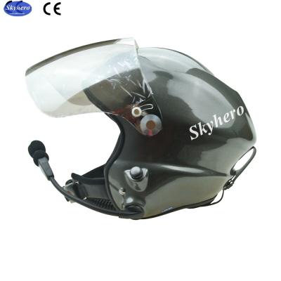 China Grey Paramotor helmet GD-G with full headset PPG helmet  Noise cancel powered paragliding helmet for sale