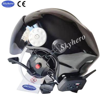 China BT-GD-K01 Paramotor Helmet PPG Helmet With High Noise Cancel Bluetooth Headset EN966 for sale