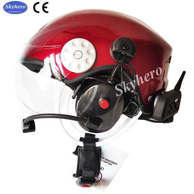 China BT-GD-K01 Paramotor Helmet PPG Helmet With High Noise Cancel Bluetooth Headset EN966 for sale