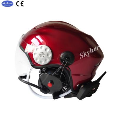 China BT-GD-K01 Paramotor Helmet PPG Helmet With High Noise Cancel Bluetooth Headset EN966 for sale