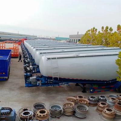 Κίνα 18T Αεροεξάρτηση 3 Άξονας χύδης τσιμέντο δεξαμενή σκόνη υλικό μεταφοράς δεξαμενή ημισυρρέα προς πώληση