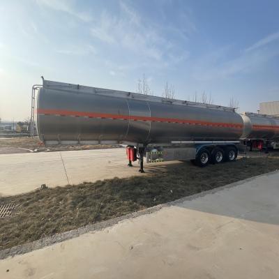 Κίνα 3 άξονας 42000L 45000L Ντίζελ πετρελαίου καυσίμων δεξαμενόπλοιου ημιπροκατασκευής για λύση εφοδιασμού φορτηγών προς πώληση