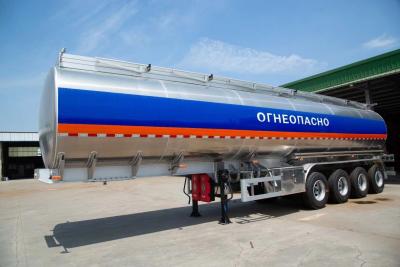 Κίνα 45000Lts Tri Axle Tankers Fuel Truck Trailer για ασφαλή και ομαλή μεταφορά προς πώληση