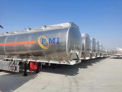 Κίνα 40T Μαξ ωφέλιμο φορτίο 3 άξονας 50000L πετρελαϊκό δεξαμενόπλοιο φορτηγό ρυμουλκούμενο στη Νιγηρία με εναέρια ανάρτηση προς πώληση