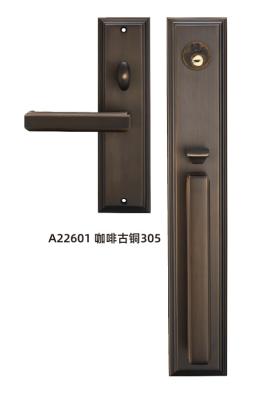 中国 別荘の内部のアメリカのドア ハンドル68.6mmの444.5mm真鍮の模造のドア ハンドル 販売のため