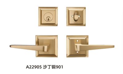 China Het Handvat van de de Hefboomdeur van de Amertopingang en het Zeer belangrijke Vierkante Handvat Vastgesteld Front Door van de Sluitenhefboom of Bureau Te koop
