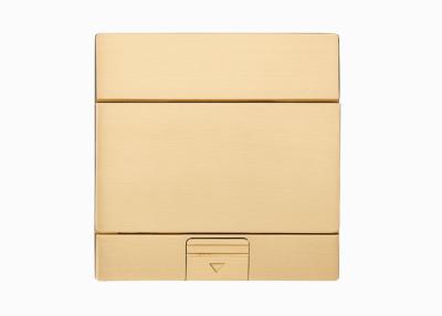 China Mercados de receptáculo del impermeable del pisón de la cubierta de la cuadrilla del equipo 1 de Flip Lid Cover Floor Box en venta
