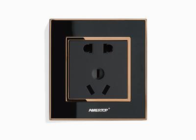 China Interruptores y zócalos de cobre amarillo eléctricos modernos para casero/el apartamento en venta