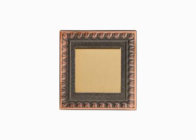 中国 Amertopの真鍮の壁スイッチ真鍮のパネル、レトロ様式のスイッチ86*86mm 10A 250V 1/2/3/4の一団1/2の方法 販売のため