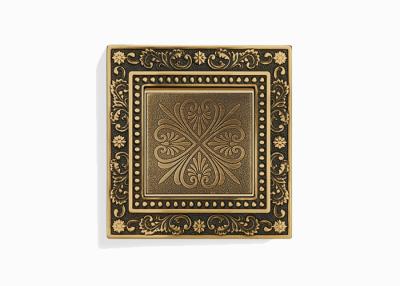 Chine Panneau en laiton de commutateur de mur, rétros interrupteurs de lampe 86*86mm 10A 250V 1 2 3 4 manière de la bande 1 2 à vendre