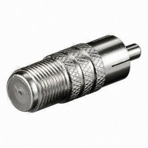 China f female to rca male connector, multiple rca to f type connector for sale