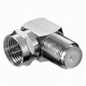 China F Connector (Right Angle F Male To F Female Adapter) for sale