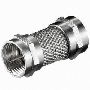 China F Connector F male to male F coupler connector for sale