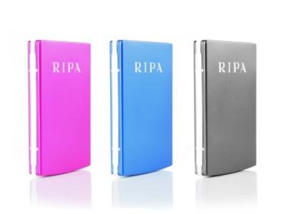China Cell Phone Portable red / blue / black 8000MAH Rechargeable Power Bank with Input 1.5A for sale