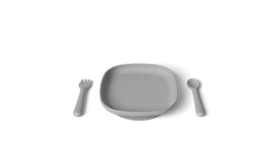 China O bebê que não alimenta nenhuns babador e placa do silicone do deslizamento ajustou-se impermeável à venda