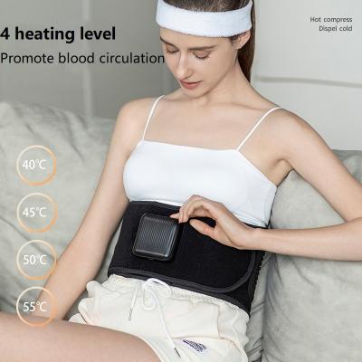 중국 Rechargeable Waist Massage Belt Hot Wave Lumbar Support Vibration Red Light Therapy 판매용