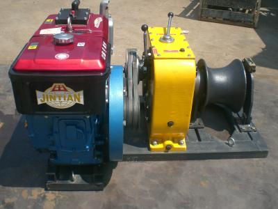 China Tirador del torno del cable de la carga pesada 80KN para la línea aérea transmisión en venta