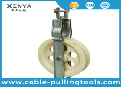 tipo puleggia dell'occhio di 15KN Swive del rullo del cavo con la ruota di nylon 200*60mm