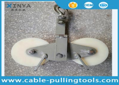 China Polea acanalada en tándem modelo de SHR-2.5 25KN que ata bloques con la rueda de nylon en venta
