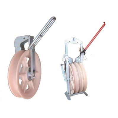 China 660m m Dia Wheels Helicopter Stringing Blocks para Wire Rope experimental en venta