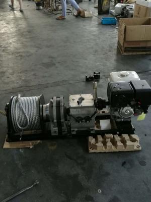 중국 드럼과 로프 15 밀리미터 50m과 5개 톤 가솔린 엔진 동력이 공급된 윈치 판매용