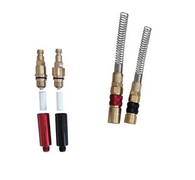 Cina 261645 261637 1005589 1005590 Iniettore di polvere IG06 Raccordo a sgancio rapido e gruppo valvola di ritegno aria in vendita